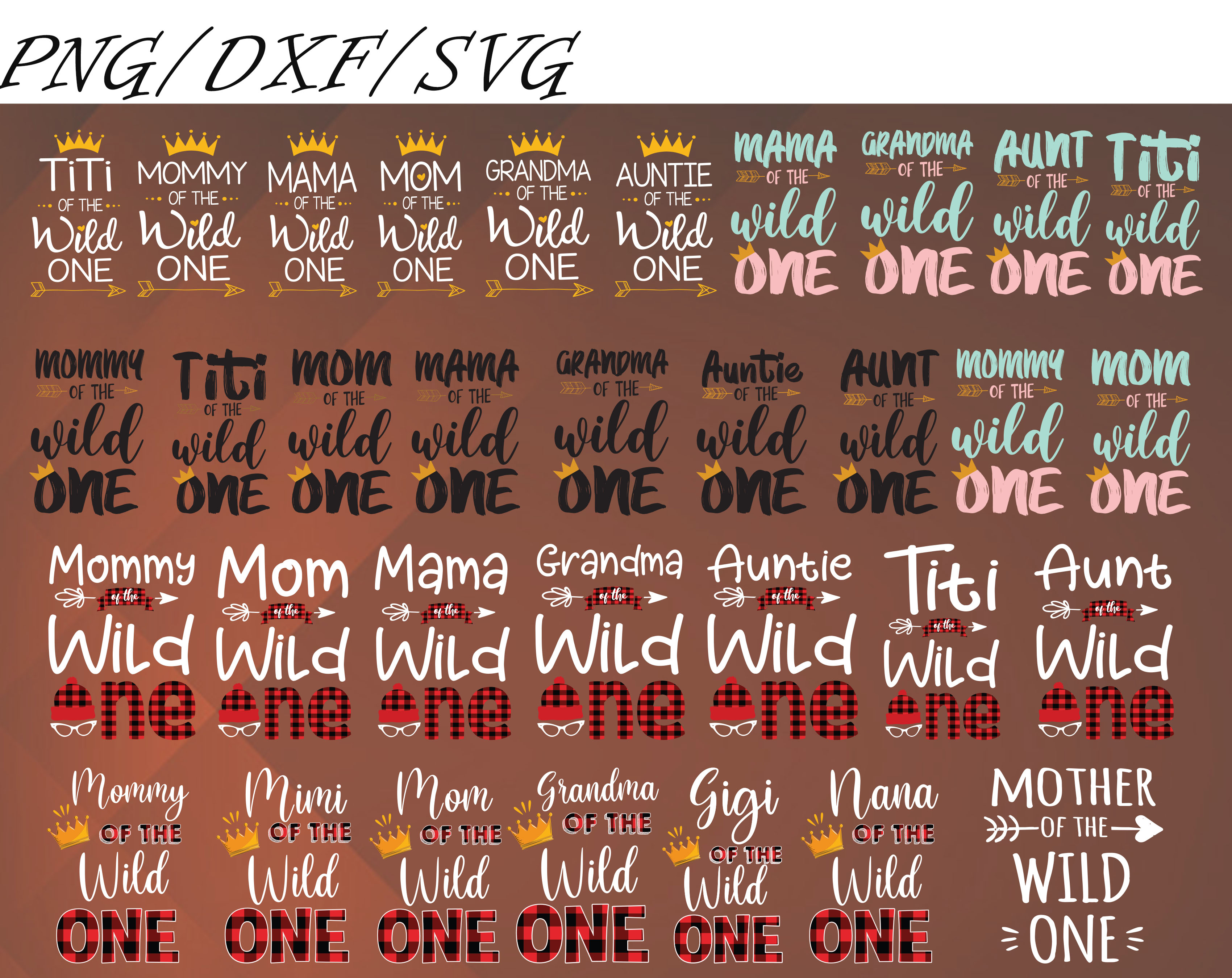 Mom Of The Wild One SVG, Bundles Mother Day SVG, PNG,DXF,... | Inspire ...