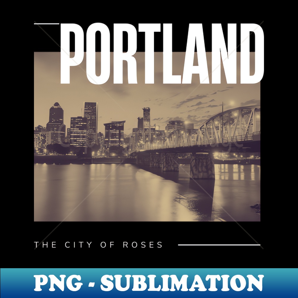 portland city - PNG Transparent Sublimation Design - Stunnin | Inspire ...