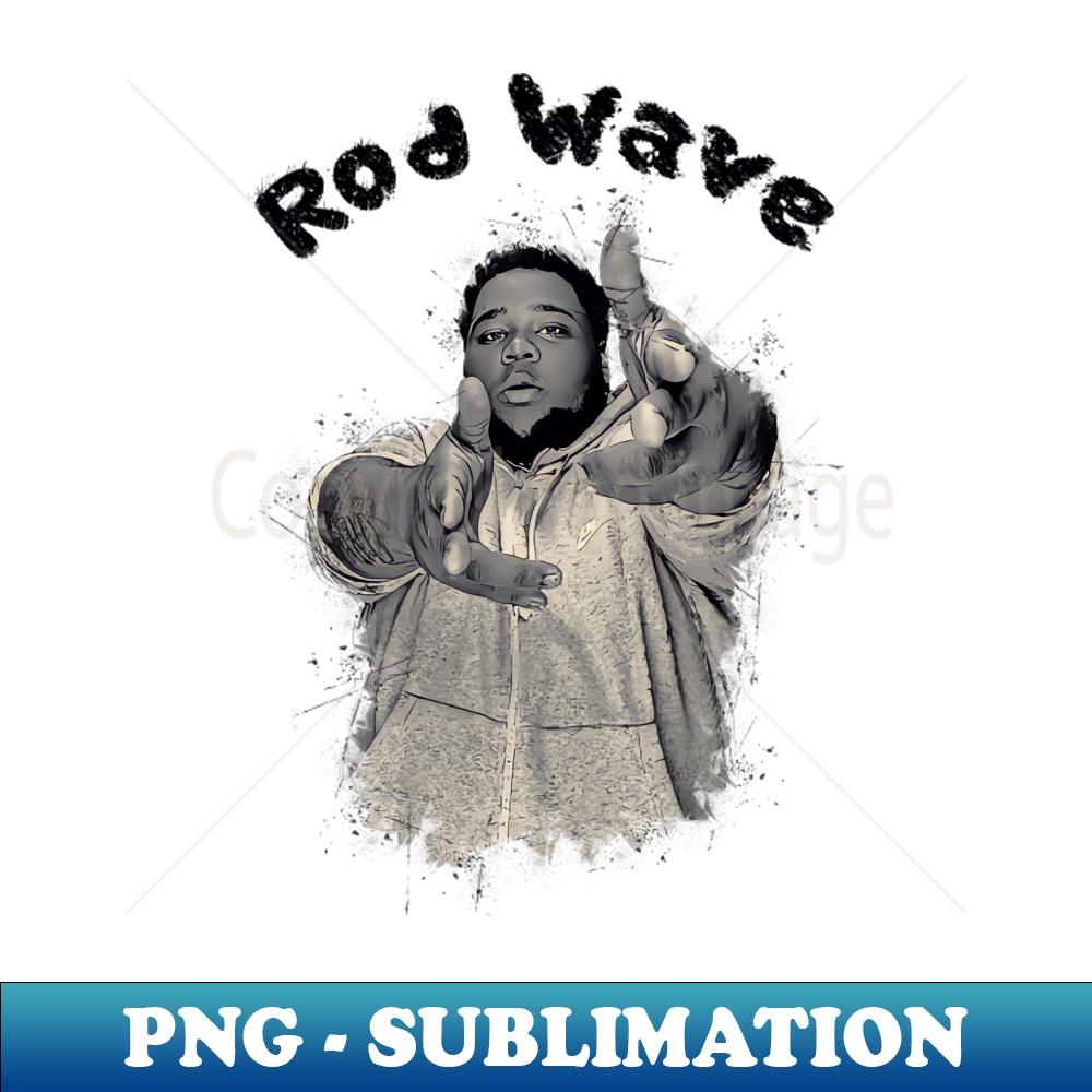 Rod Wave - High-Resolution PNG Sublimation File - Capture Im - Inspire ...