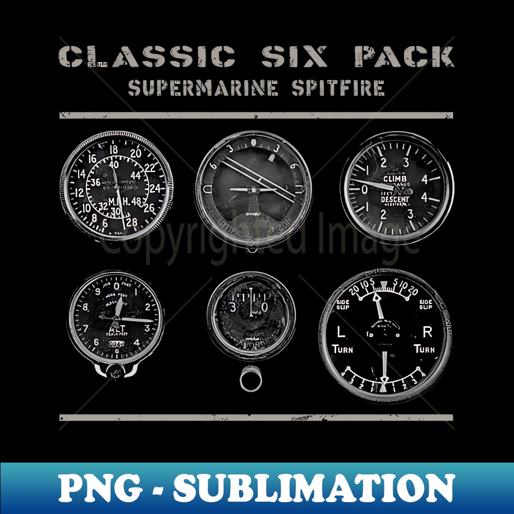 Cockpit Instruments Six Pack Spitfire aircraft WW2 - High-Re - Inspire ...