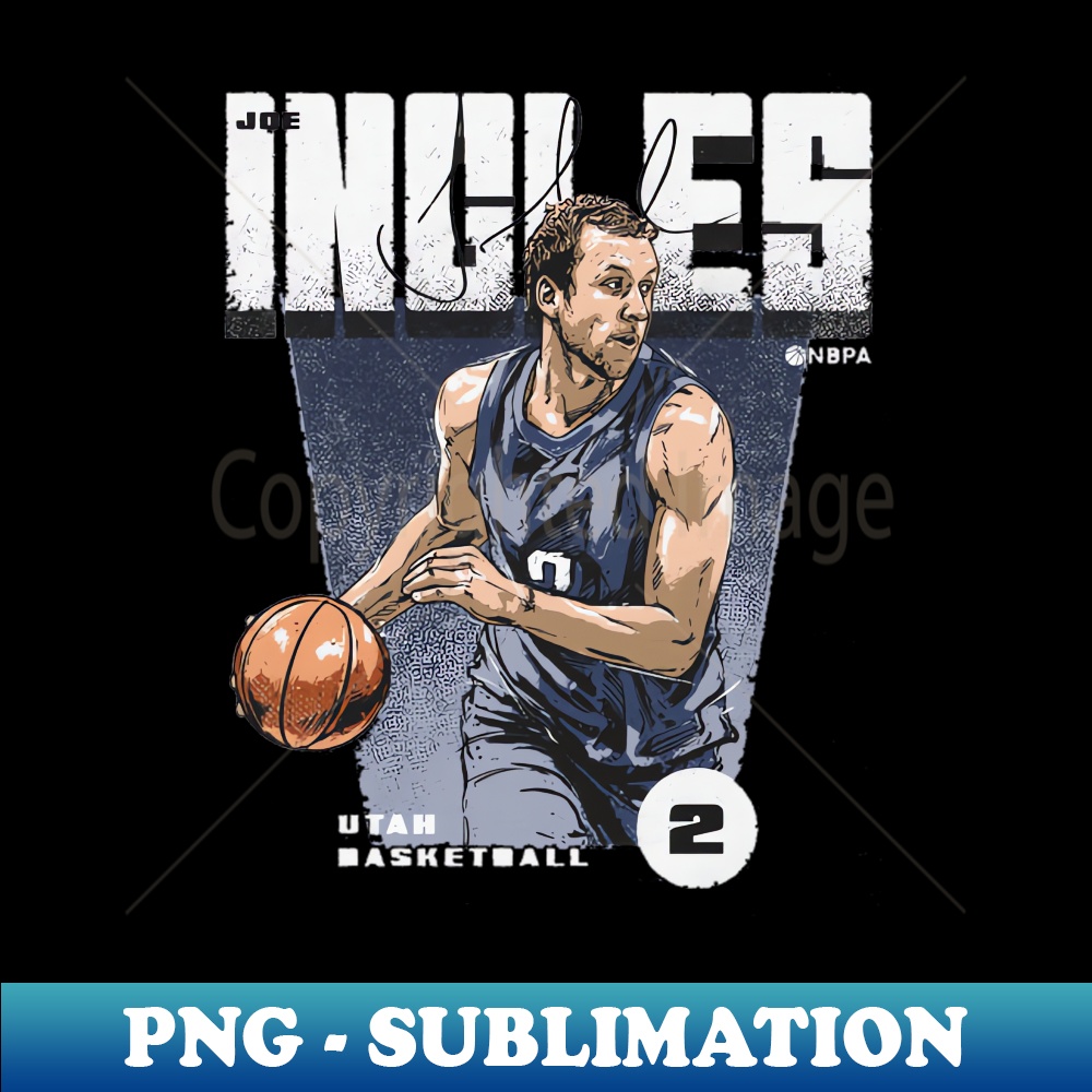 Joe Ingles Utah Premiere - Decorative Sublimation PNG File - | Inspire ...