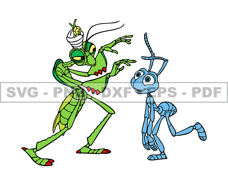 Bugs Life Svg, Bugs Life Cricut, Cartoon Customs Svg, Incled - Inspire ...