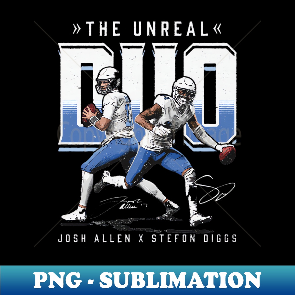 Josh Allen Stefon Diggs Buffalo Duo - Modern Sublimation PN | Inspire ...