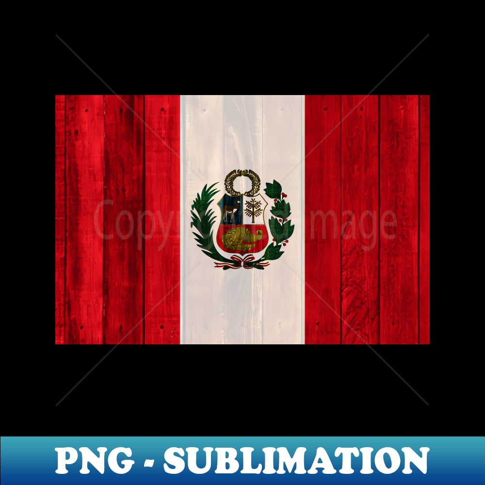 Flag of Peru - Wood - Professional Sublimation Digital Downl | Inspire ...