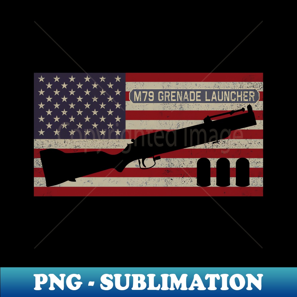 M79 Grenade Launcher Diagram American Flag - PNG Transparent | Inspire ...