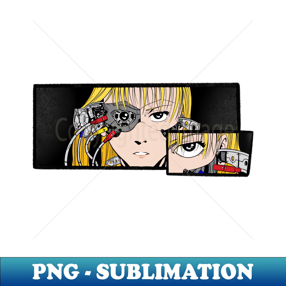 Cyberpunk Girl - Signature Sublimation PNG File - Boost Your | Inspire Uplift