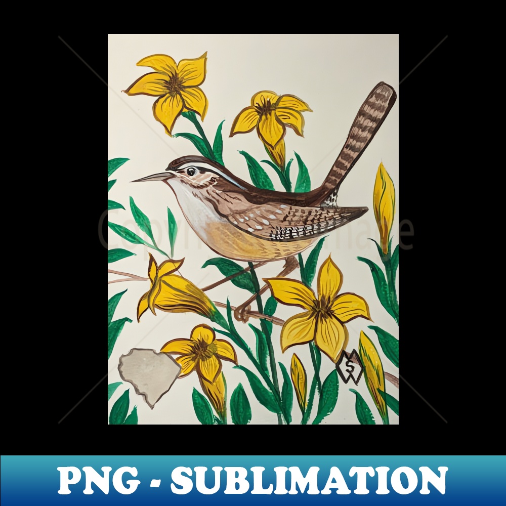 South Carolina state bird and flower the Carolina wren and y | Inspire ... South Carolina state bird and flower the Carolina wren and y | Inspire ...