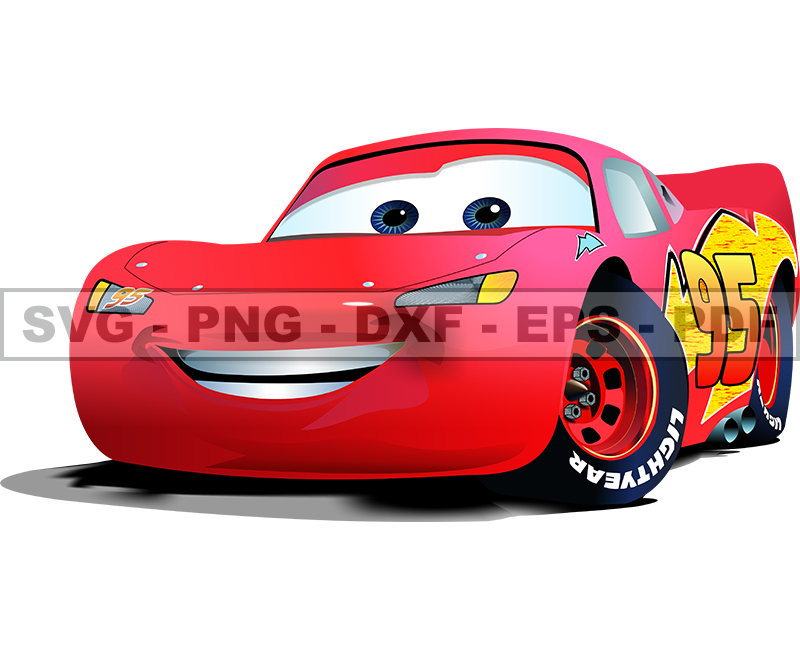 Disney Pixar's Cars png, Cartoon Customs SVG, EPS, PNG, DXF | Inspire Uplift