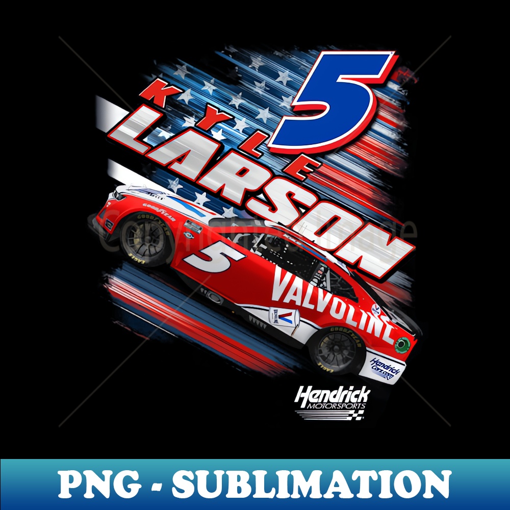 Kyle Larson 5 Valvoline Patriotic - High-Resolution PNG Subl | Inspire ...