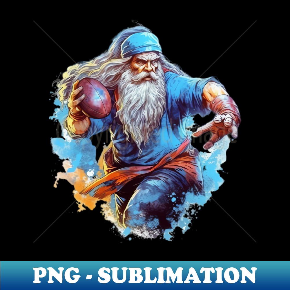 Wizard Football - PNG Transparent Sublimation Design - Bold - Inspire ...