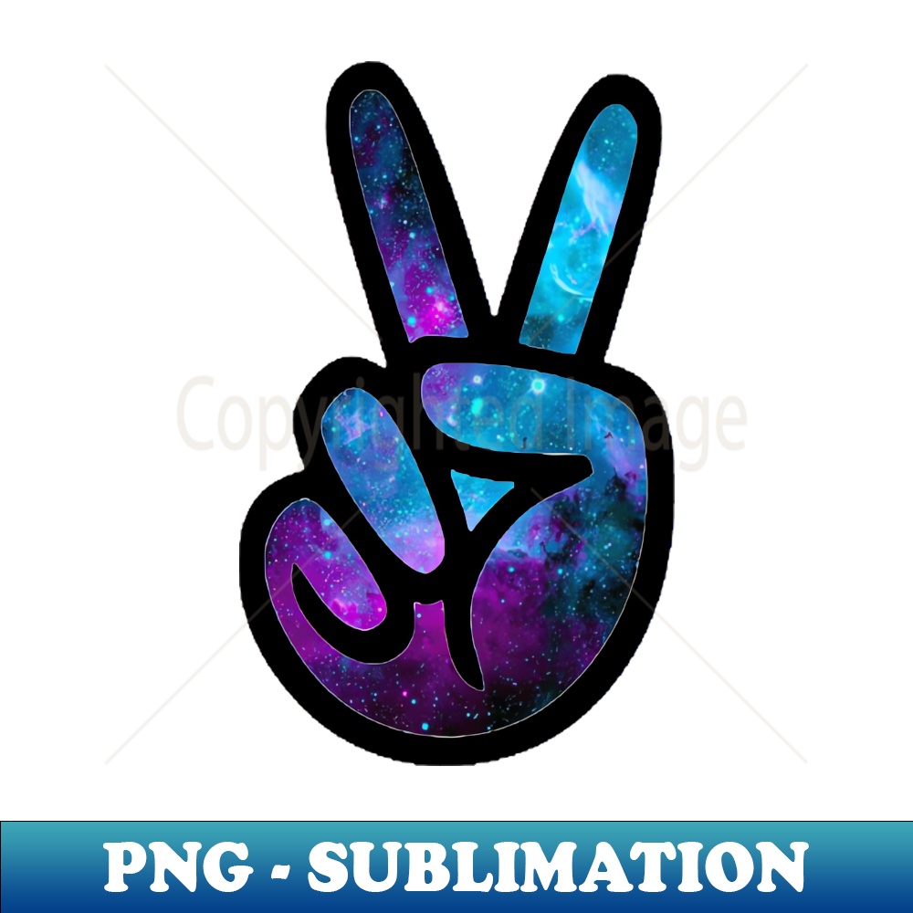 Galactic Peace Symbol - Professional Sublimation Digital Dow | Inspire ...