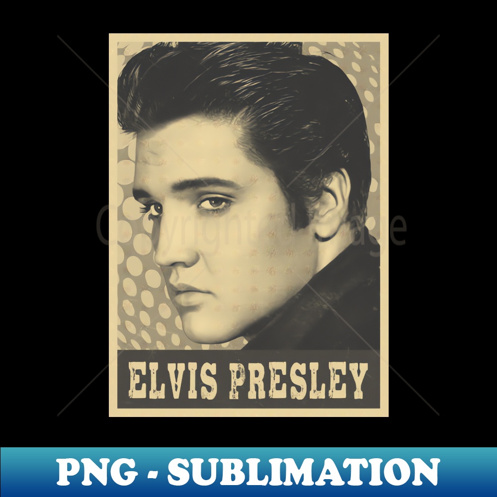 brown cream elvis presley retro art exlusive - High-Resoluti | Inspire ...