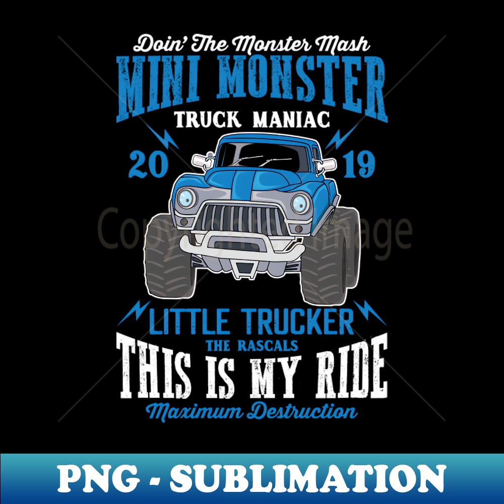 Mini Monster - Elegant Sublimation PNG Download - Perfect fo | Inspire ...