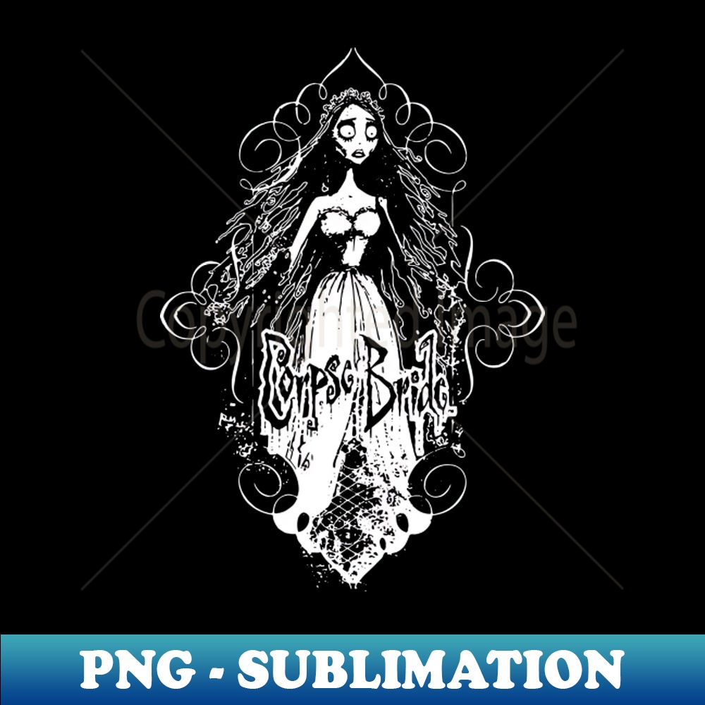 Corpse Bride Emily Ghostly Vintage - PNG Transparent Sublima | Inspire ...