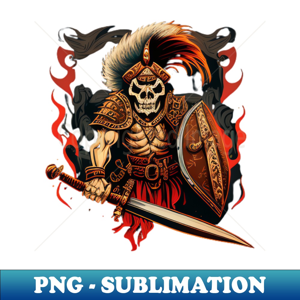 Skeleton warrior - Premium Sublimation Digital Download - Pe | Inspire ...