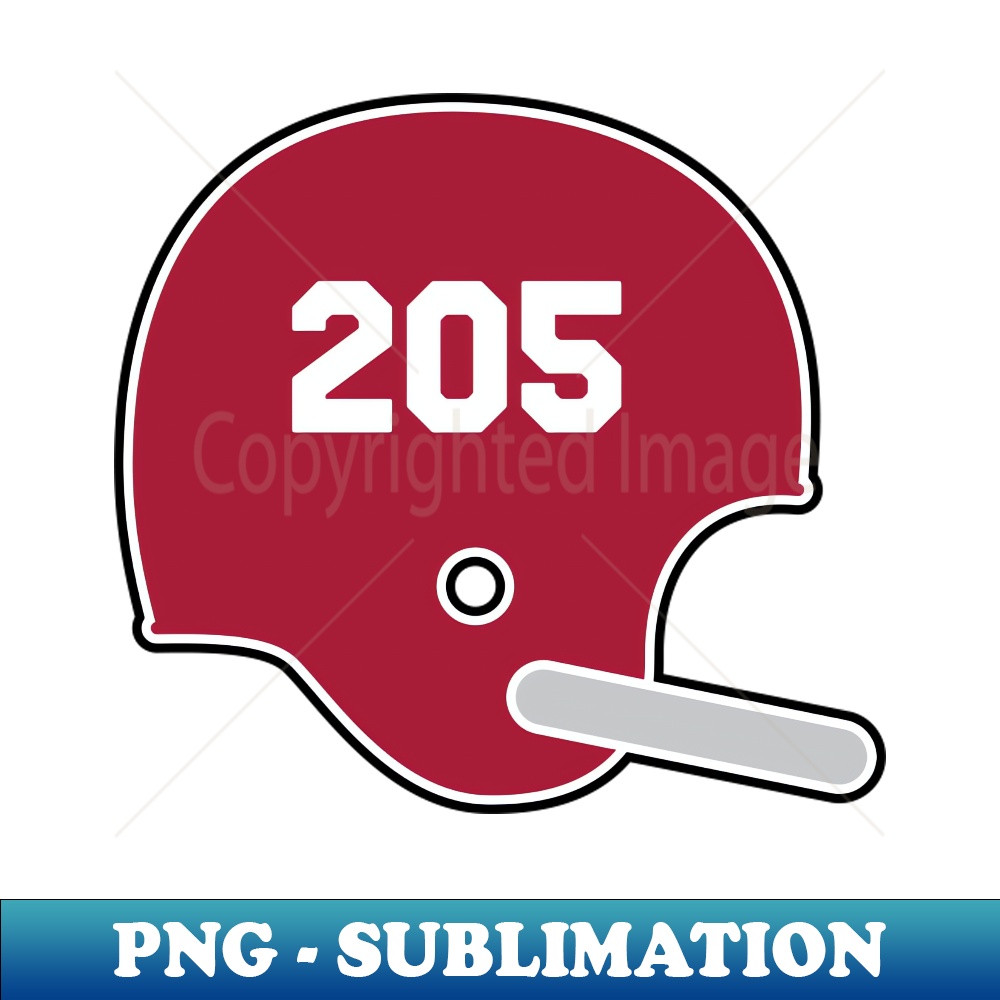 University of Alabama Area Code Helmet - Retro PNG Sublimati | Inspire ...