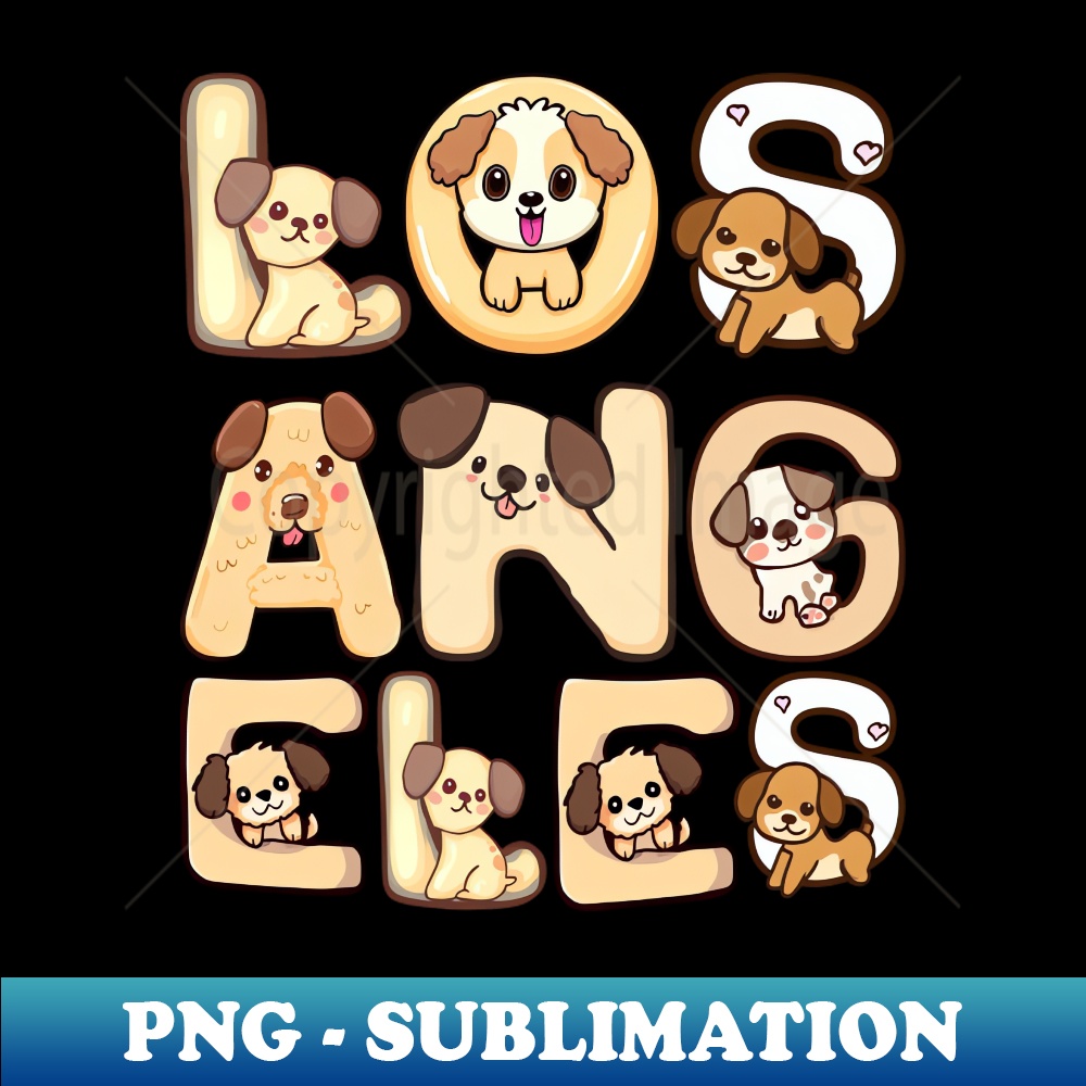 Los Angeles Dog - PNG Transparent Digital Download File for | Inspire ...