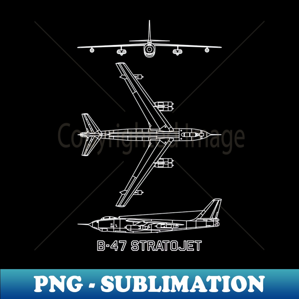 B-47 Stratojet Strategic Bomber Plane Blueprints Diagram Gif | Inspire ...