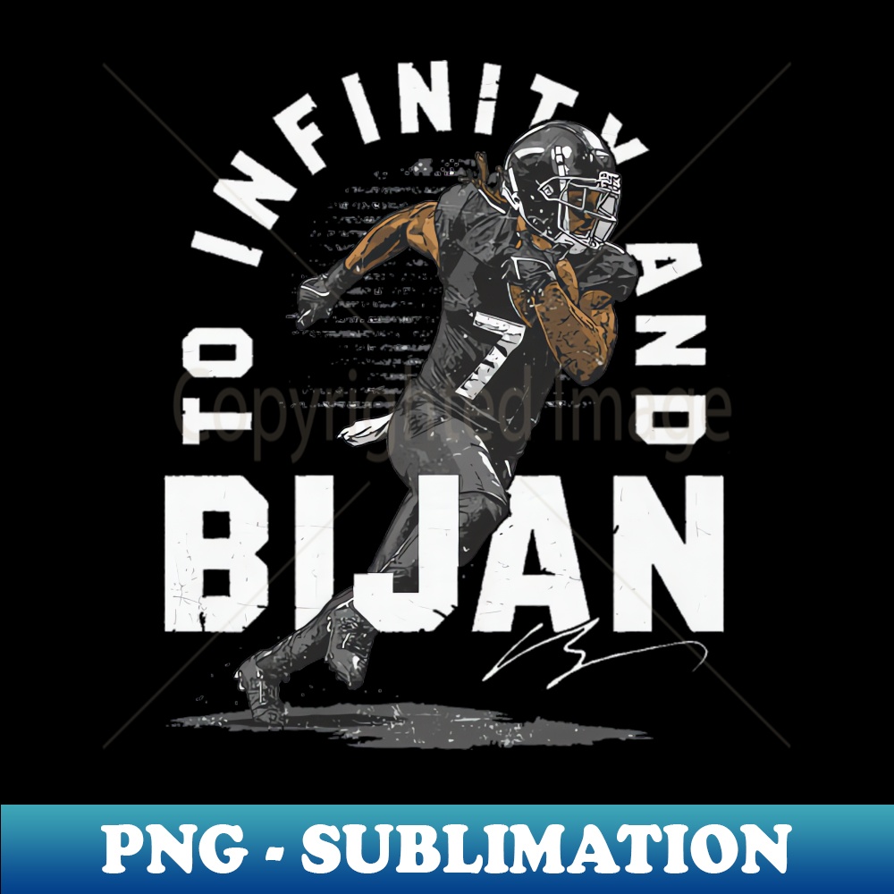 Bijan Robinson Atlanta To Infinity - Signature Sublimation P | Inspire ...