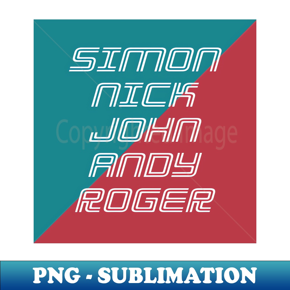 Simon Nick John Andy Roger - Professional Sublimation Digit | Inspire ...