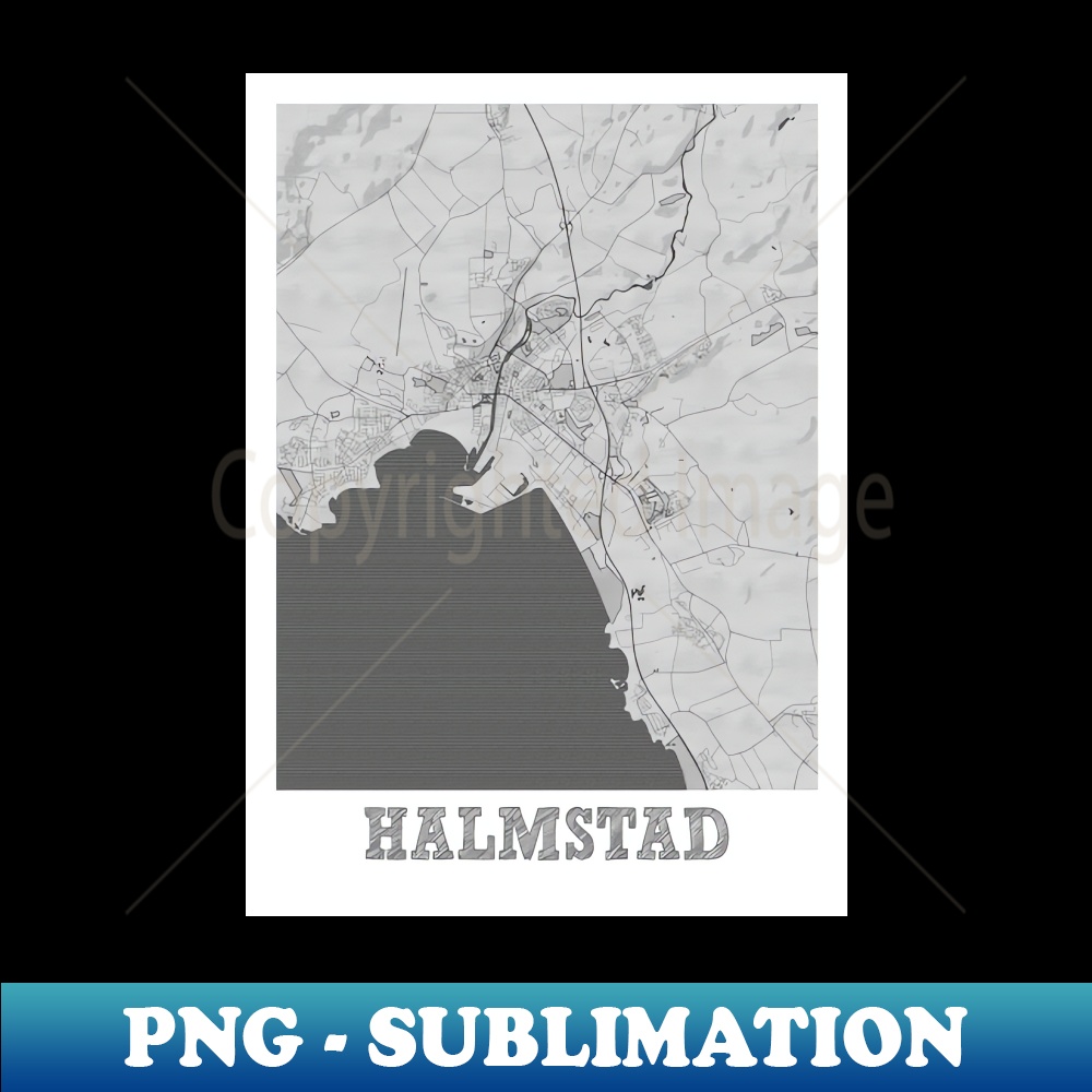Halmstad Pencil Map Print Halmstad City Pencil Street Map - | Inspire ...