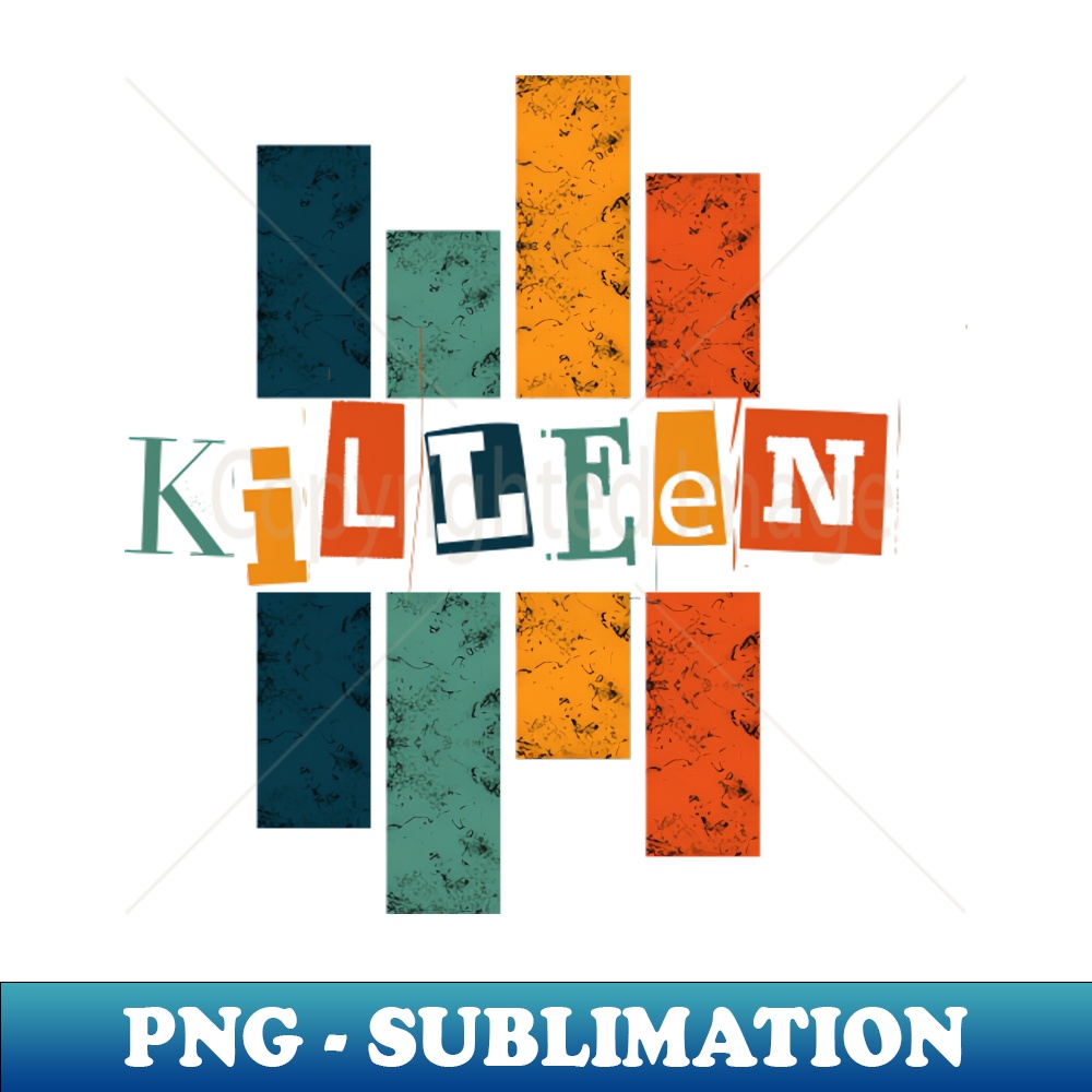 typography of killeen city - Exclusive PNG Sublimation Downl - Inspire ...