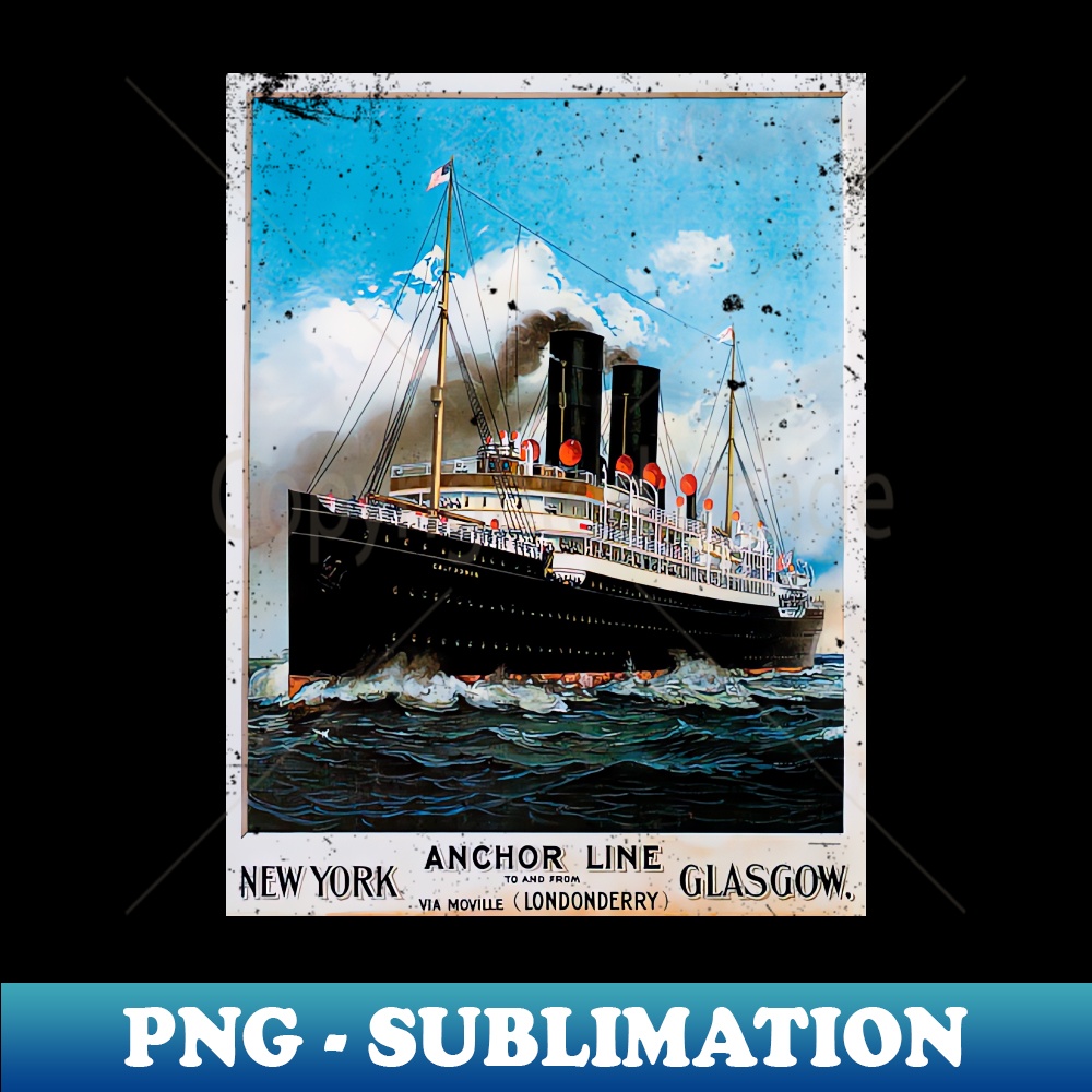 Poster Retro Ship Vintage Cruise Vessel - Creative Sublimati | Inspire ...