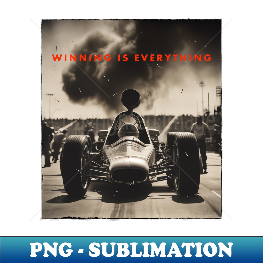 retro race car winning is everything - PNG Transparent Subli | Inspire ...