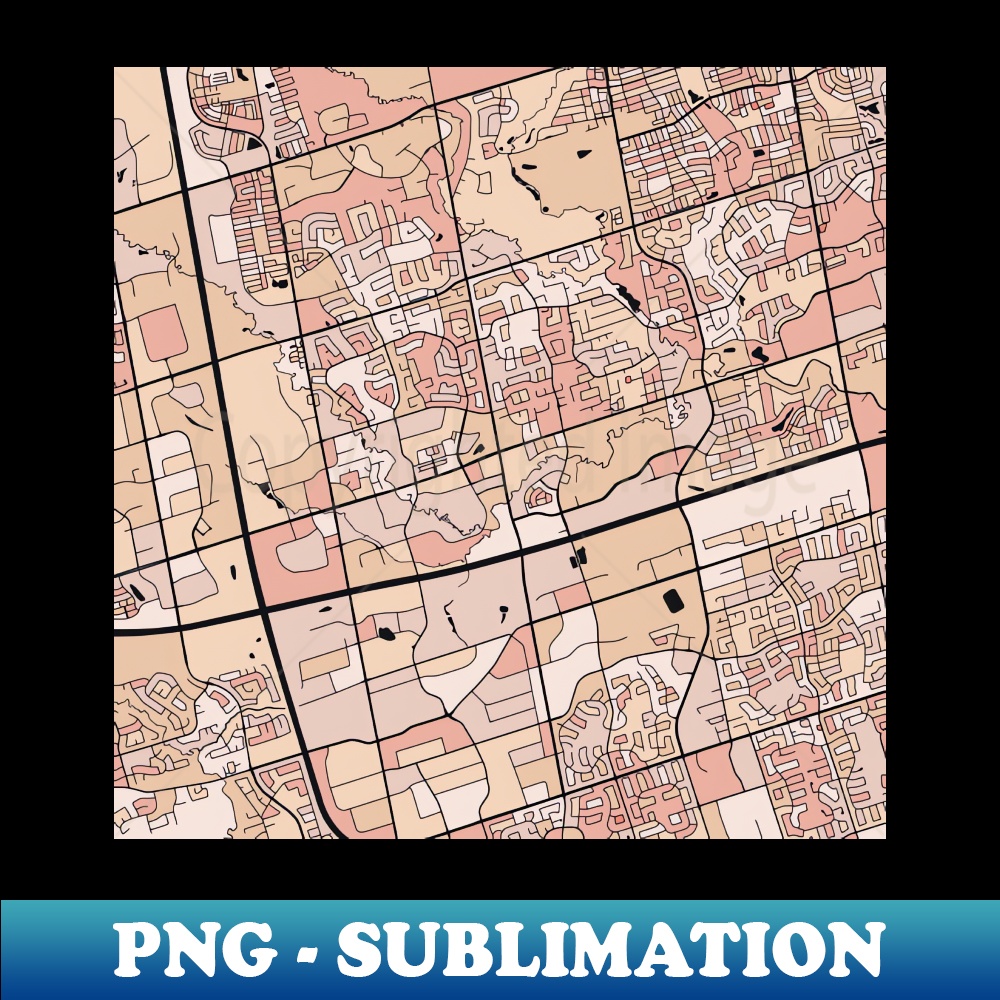 Markham Map Pattern in Soft Pink Pastels - Exclusive PNG Sub | Inspire ...