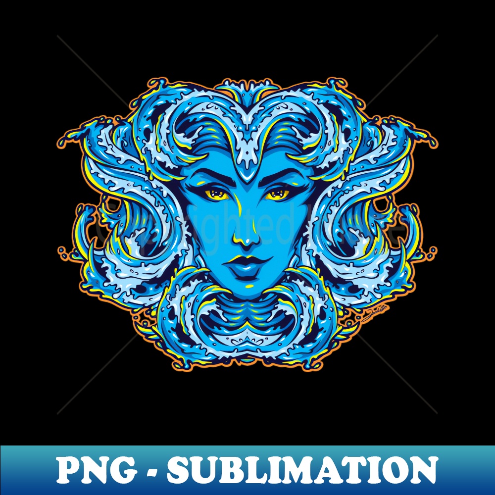 Water Lady - Elegant Sublimation PNG Download - Defying the | Inspire ...