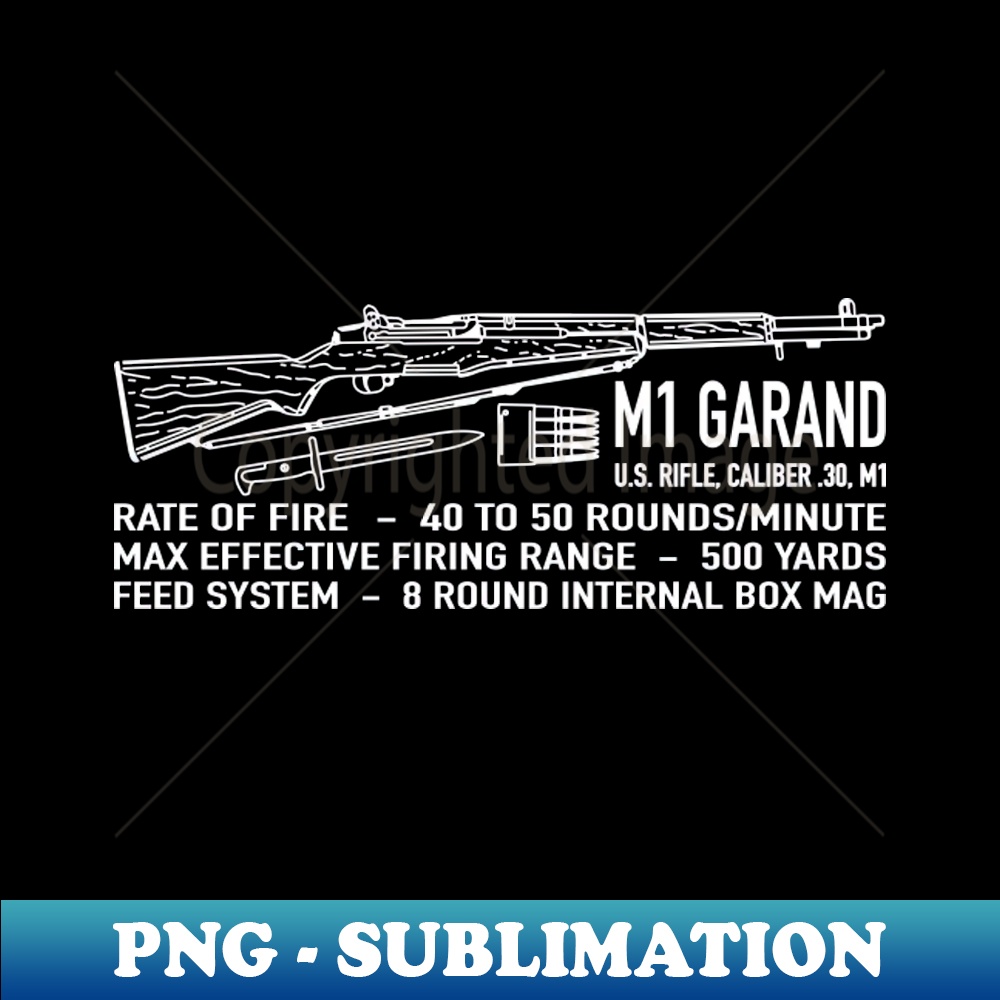 M1 Garand US Rifle Caliber 30 M1 Infographic WW2 Diagram - S - Inspire ...