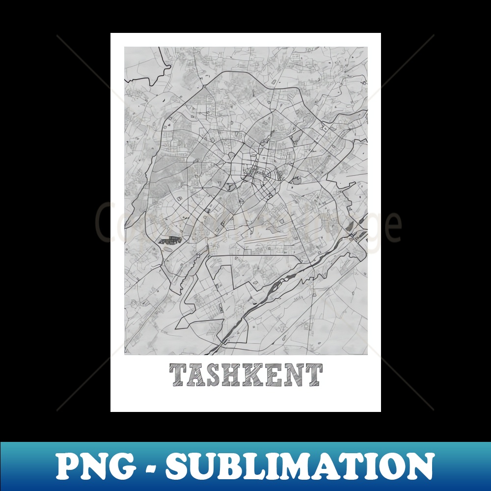 Tashkent Pencil Map Print Tashkent City Pencil Street Map - - Inspire ...