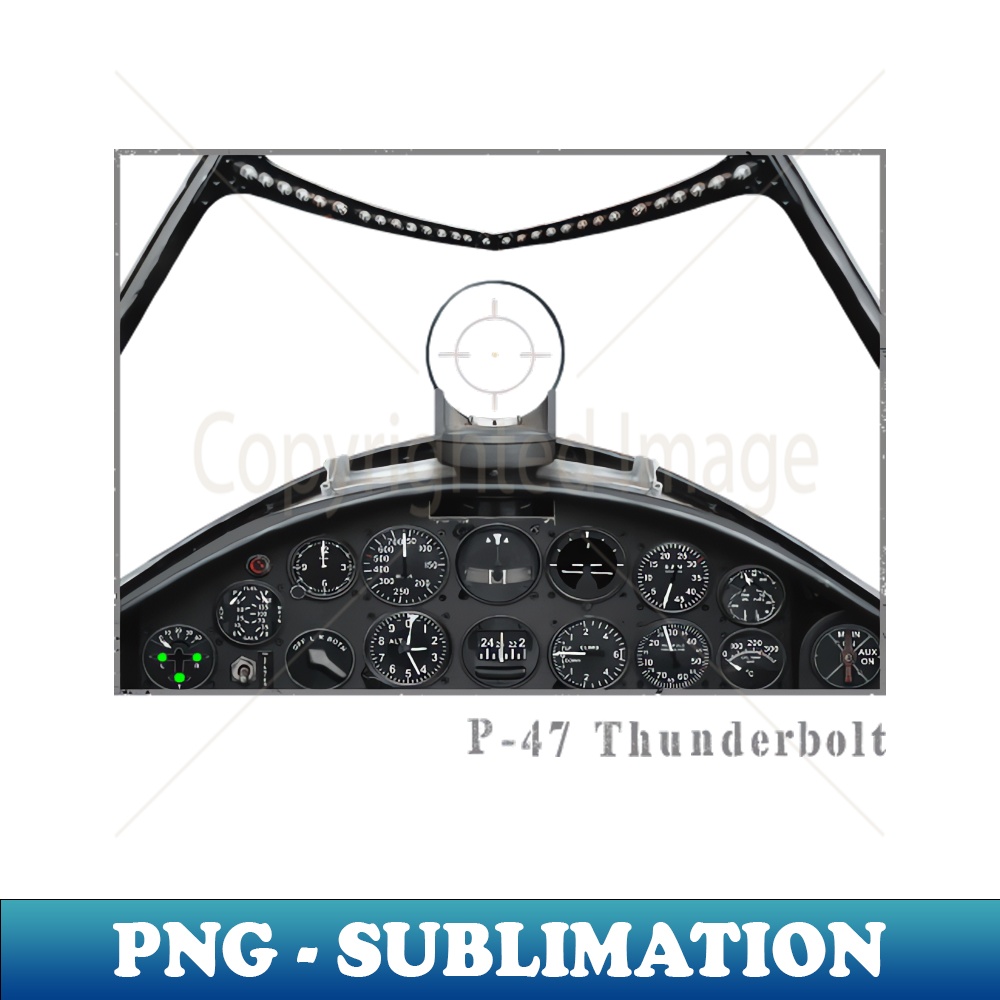 Cockpit Instruments P-47 fighter aircraft WW2 - Decorative S | Inspire ...