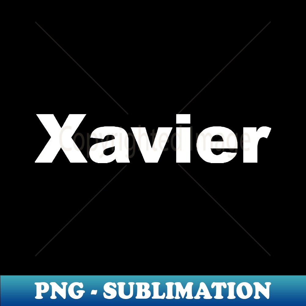 Xavier - PNG Transparent Digital Download File for Sublimati | Inspire ...