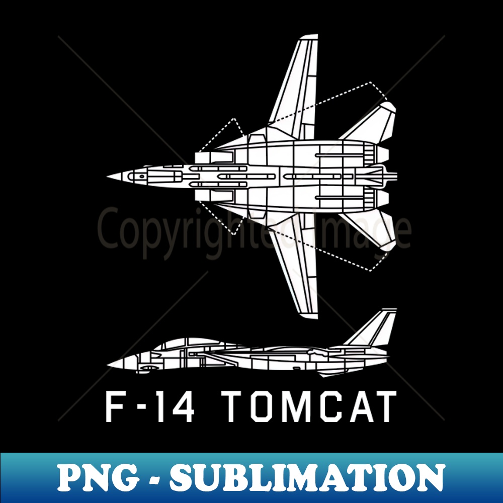 F-14 Tomcat Military Supersonic Jet Fighter Plane Cutout Sil | Inspire ...