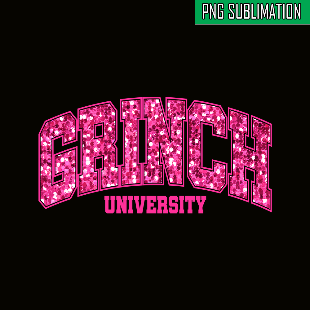 Grinch university pink png - Inspire Uplift