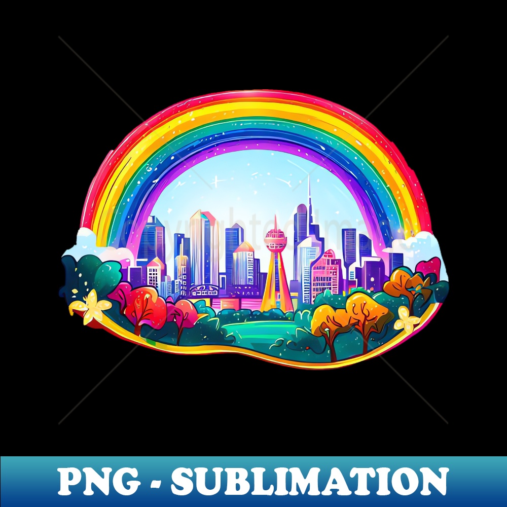 Dallas Rainbow - PNG Sublimation Digital Download - Create w | Inspire ...