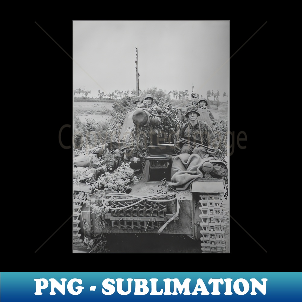 12th Panzer Division Tiger Tank En Route To Caen 1944 - Aest | Inspire ...