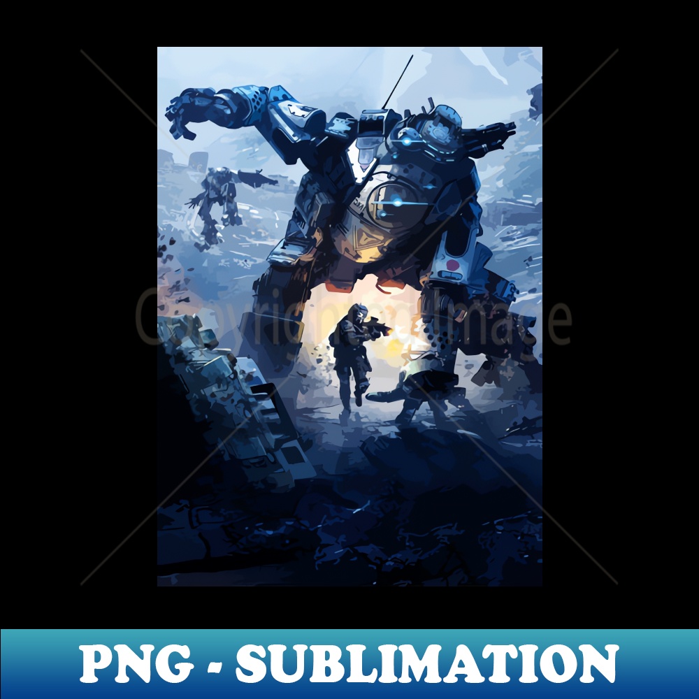 titanfall - PNG Transparent Sublimation Design - Instantly T | Inspire ...