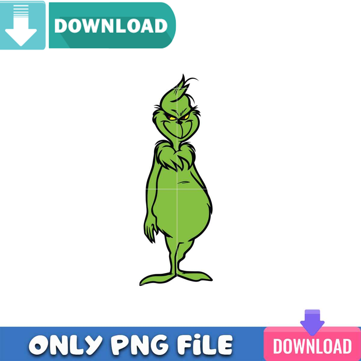 Grinch Smiling SVG Perfect Sublimation Design Download | Inspire Uplift