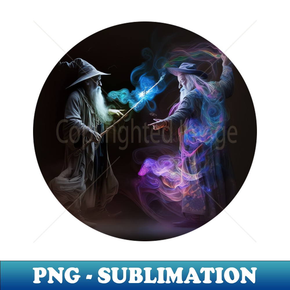Two Wizard Battling v01 - Premium PNG Sublimation File - Bol | Inspire ...