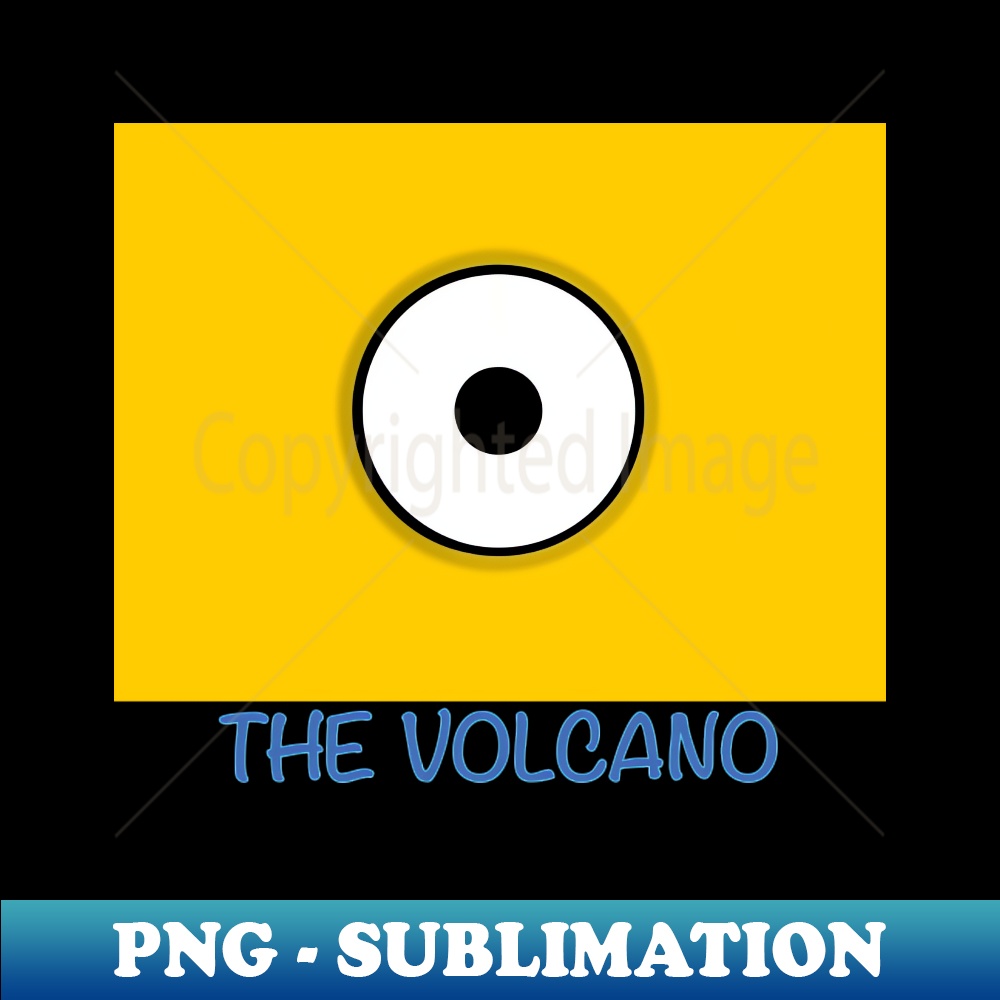 MINI YELLOW VOLCANO - Unique Sublimation PNG Download - Vibr | Inspire ...