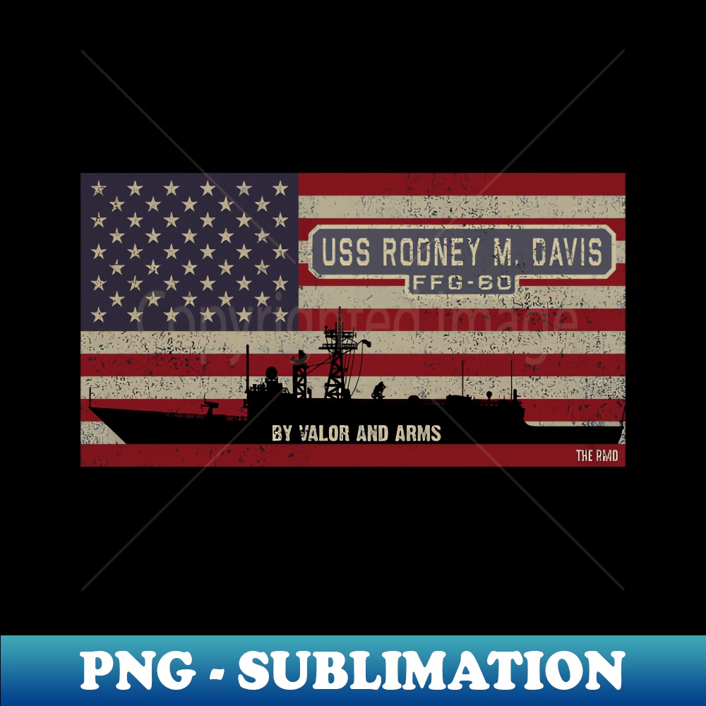 Rodney M Davis FFG-60 Frigate Ship USA American Flag Gift - | Inspire ...