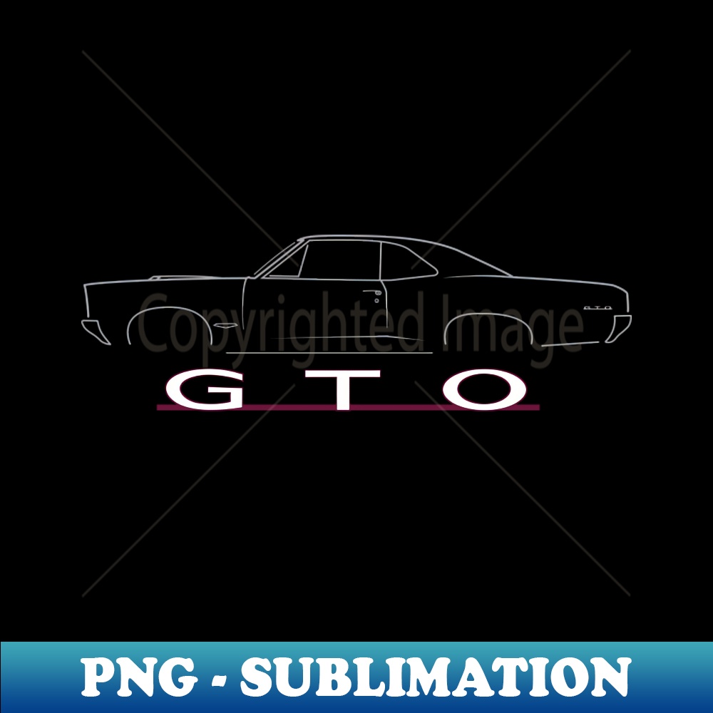 1966 Pontiac GTO - Modern Sublimation PNG File - Perfect for | Inspire ...