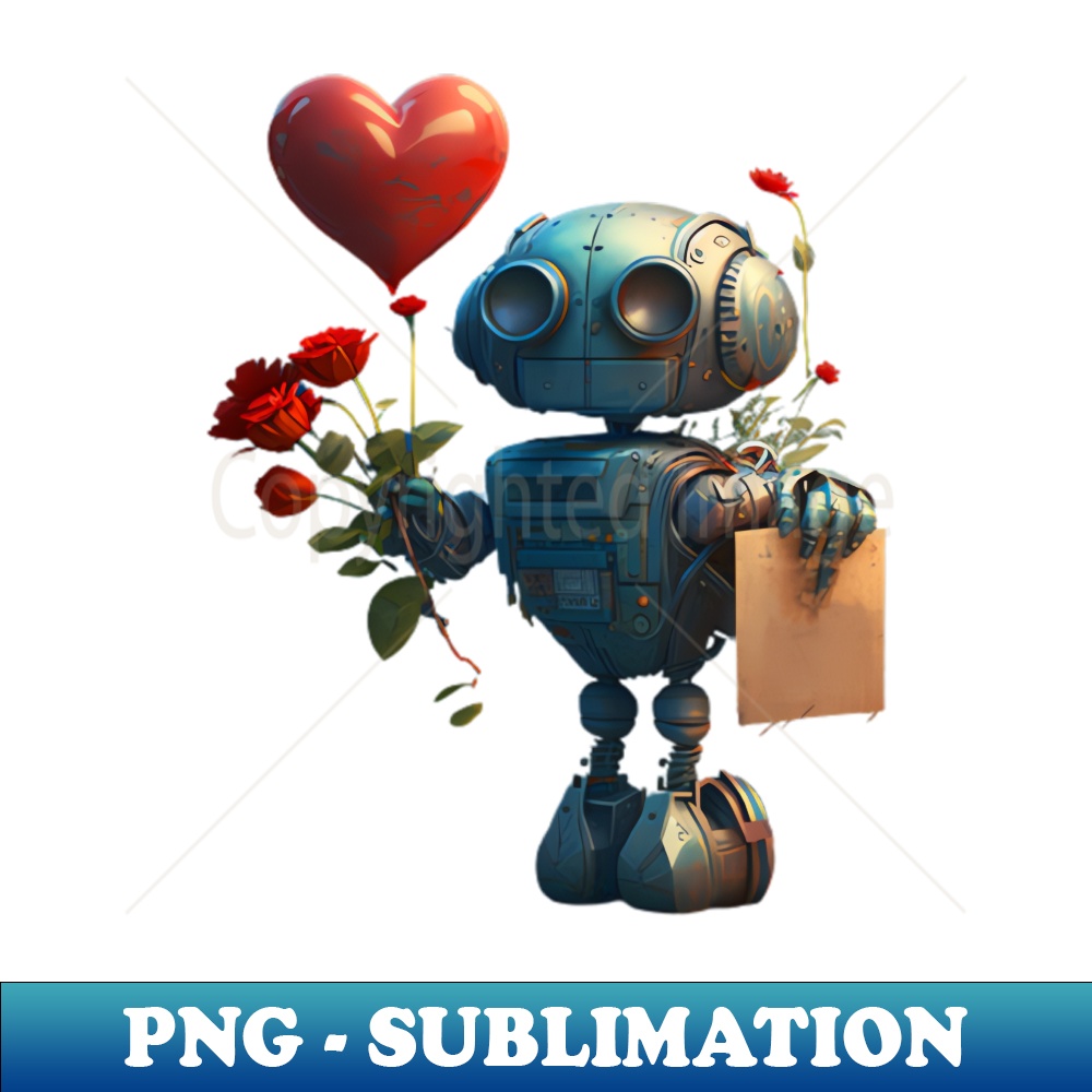 Valentine Robot v02 - Professional Sublimation Digital Downl | Inspire ...