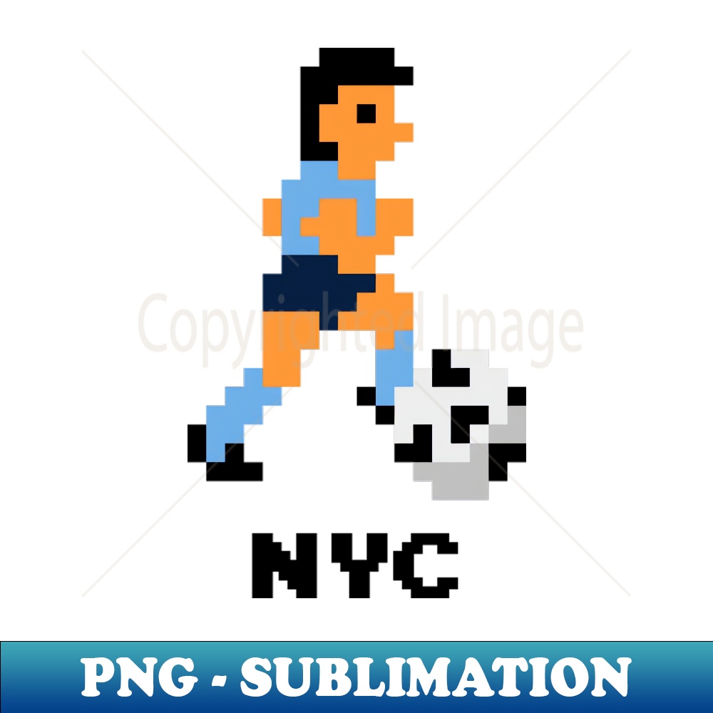 8-Bit Soccer - New York - Stylish Sublimation Digital Downlo | Inspire ...