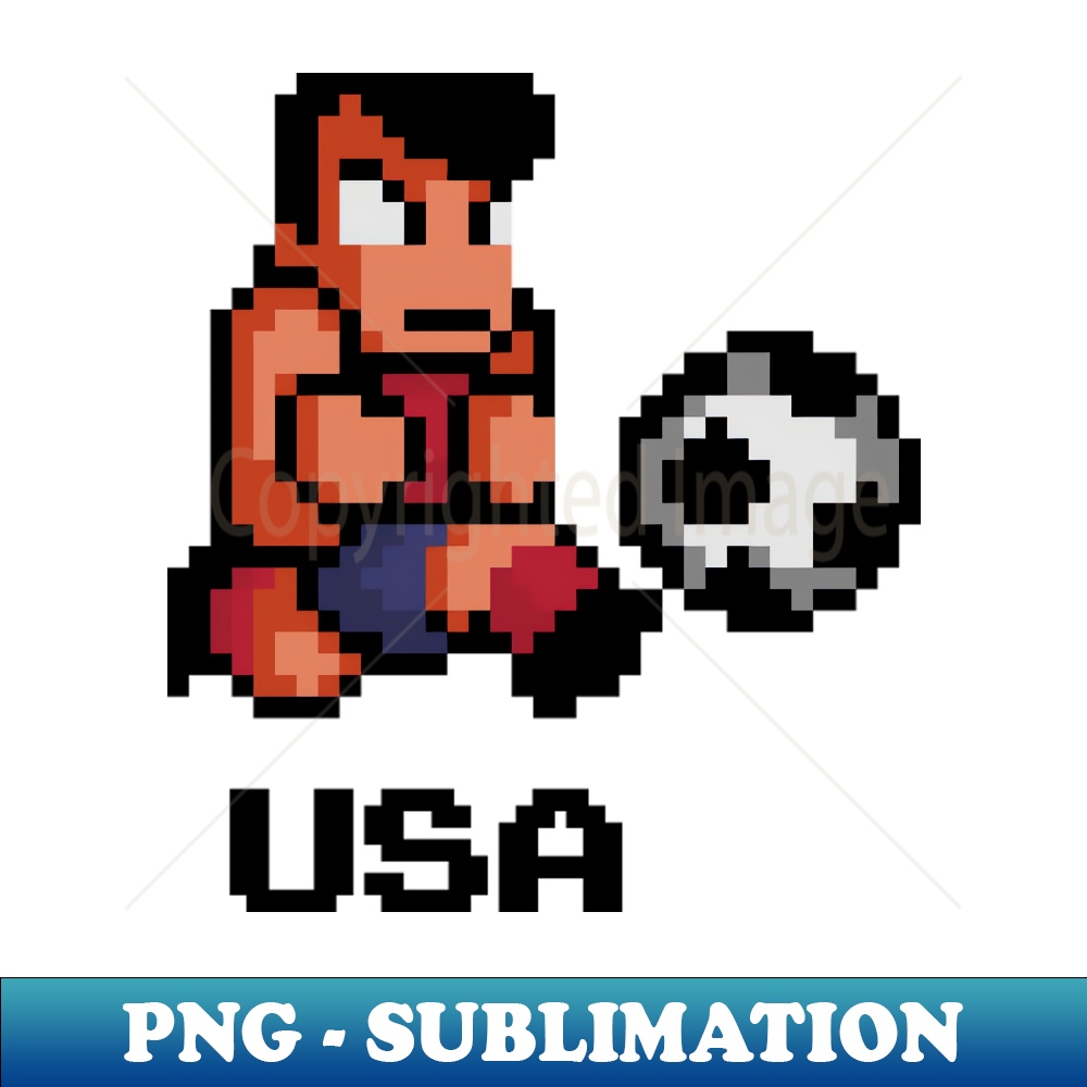 16-Bit Soccer - USA - Signature Sublimation PNG File - Unloc | Inspire ...