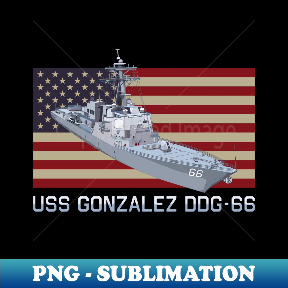 Gonzalez DDG-66 Destroyer Ship Diagram USA American Flag Gif - Inspire ...