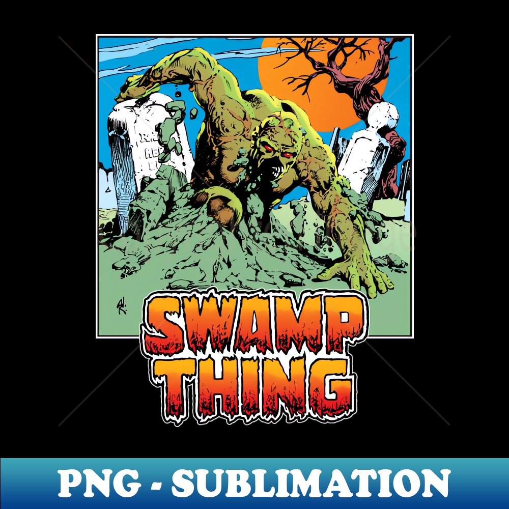 Swamp Thing - High-Quality PNG Sublimation Download - Bold & | Inspire ...
