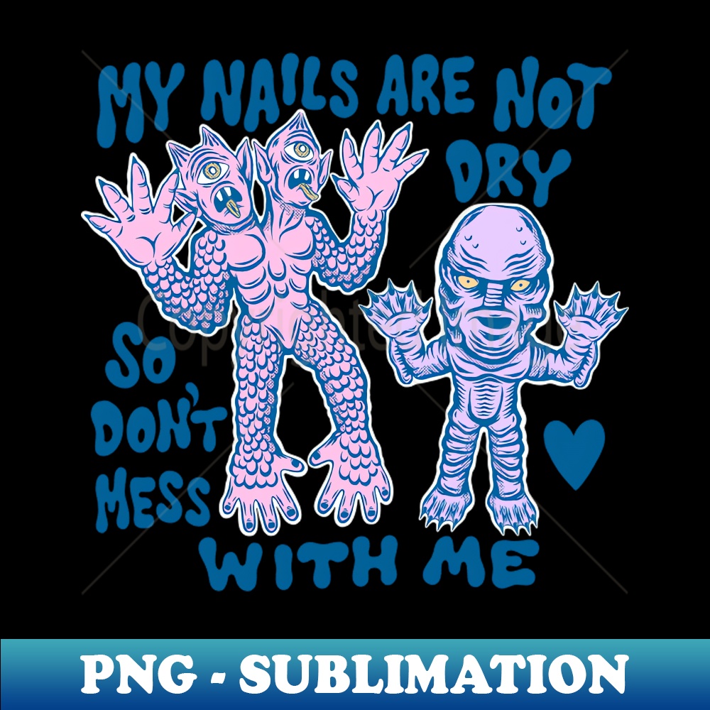 The Creatures nails - Sublimation-Ready PNG File - Enhance Y | Inspire ...